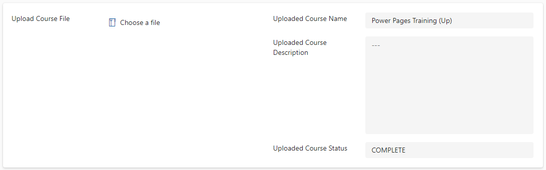 ecLearn - Uploading a Course