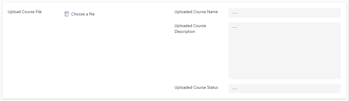 ecLearn - Uploading a Course